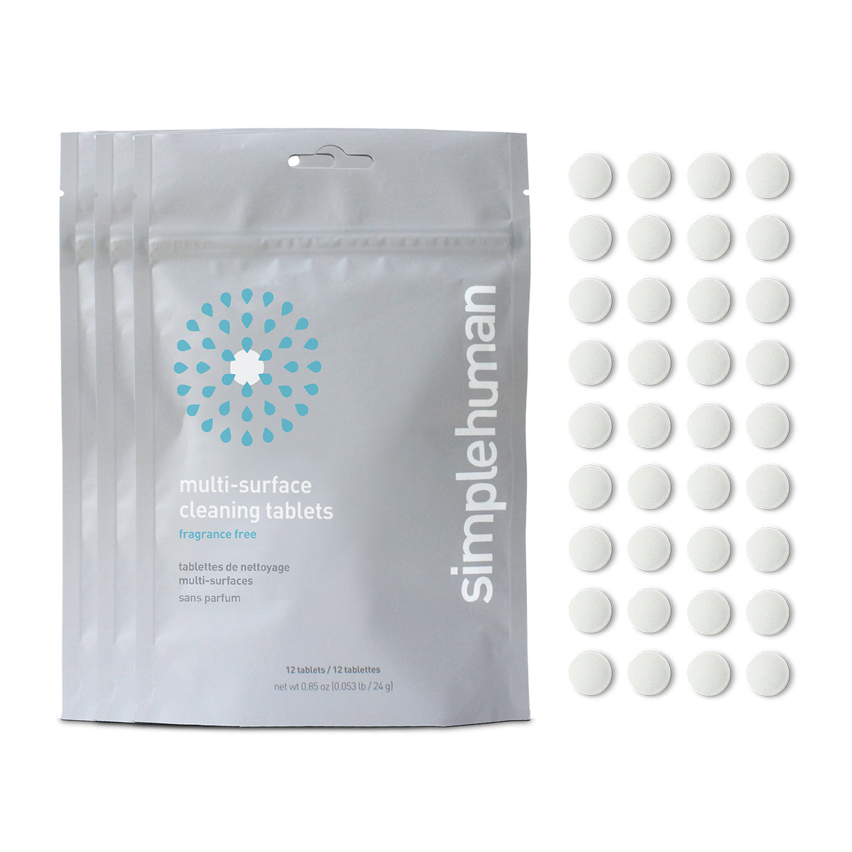 multi-surface cleaning tablets - simplehuman