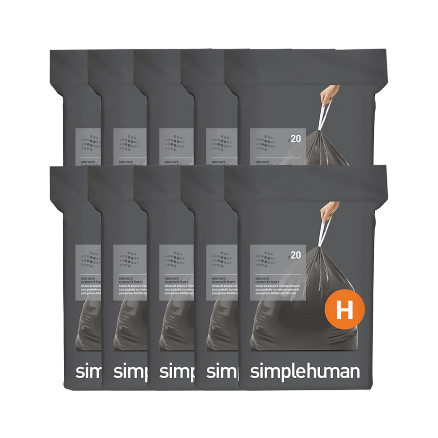Simplehuman Code H Odorsorb Custom Fit Liners