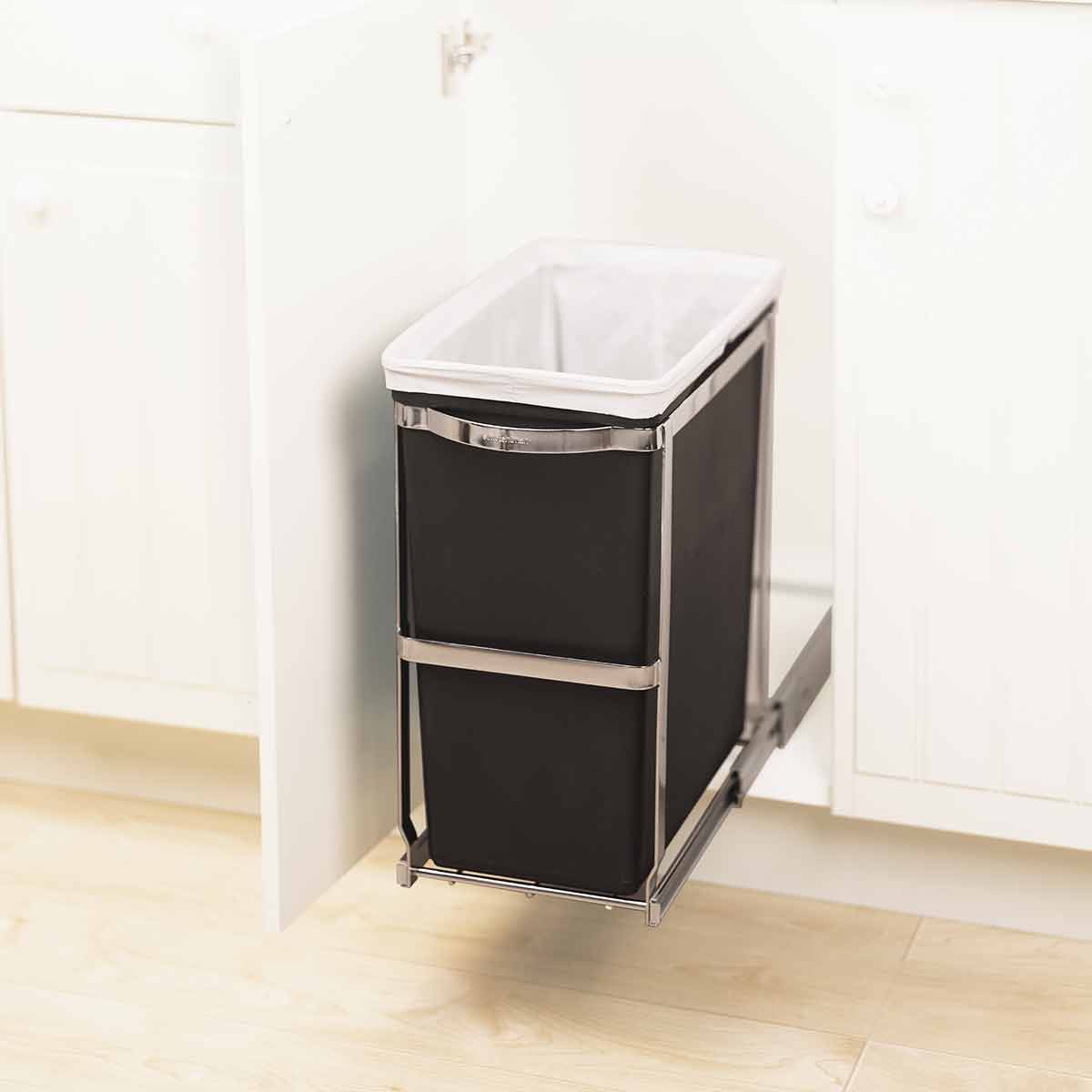 Simplehuman under sink bin store
