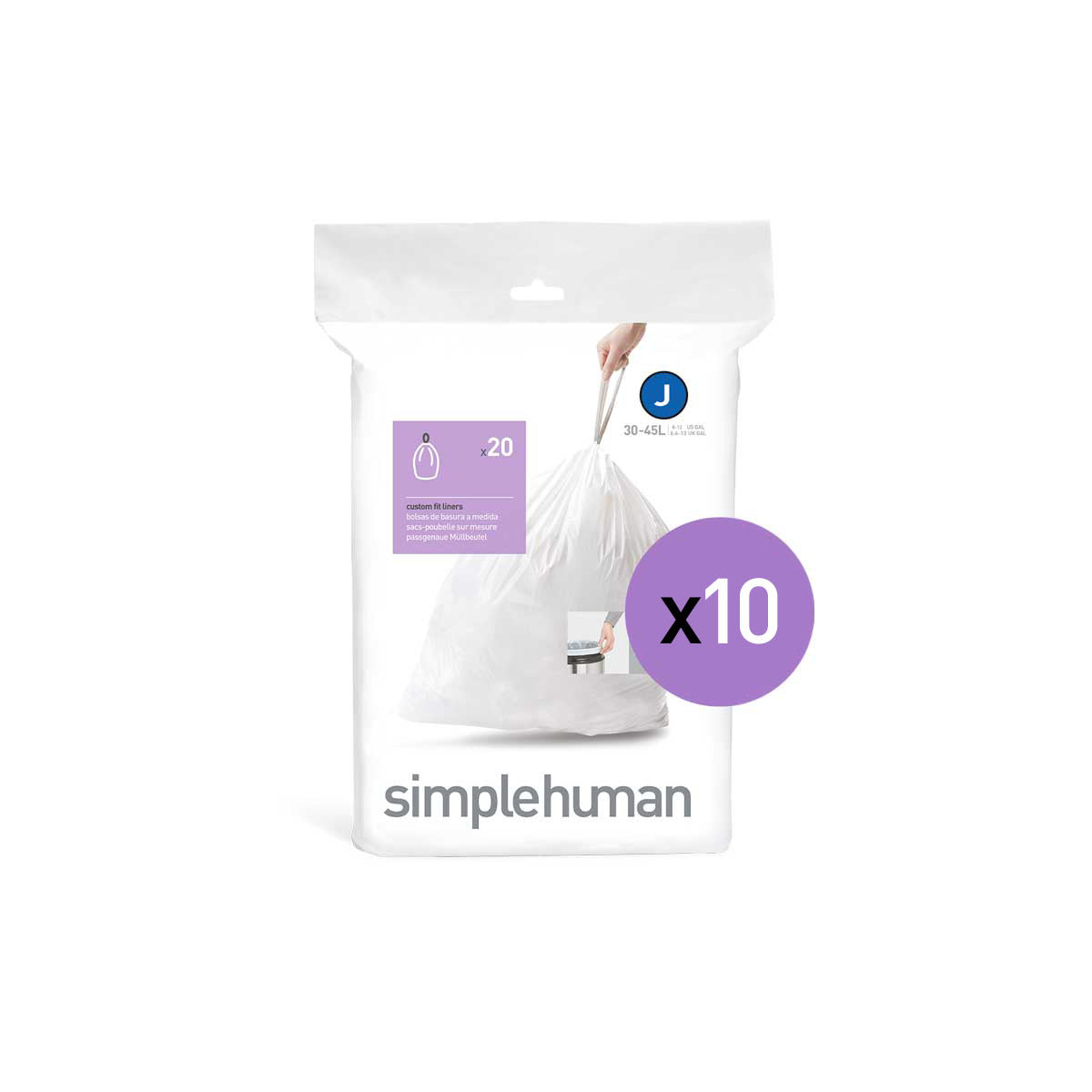 Simplehuman Code J Custom Fit Liners